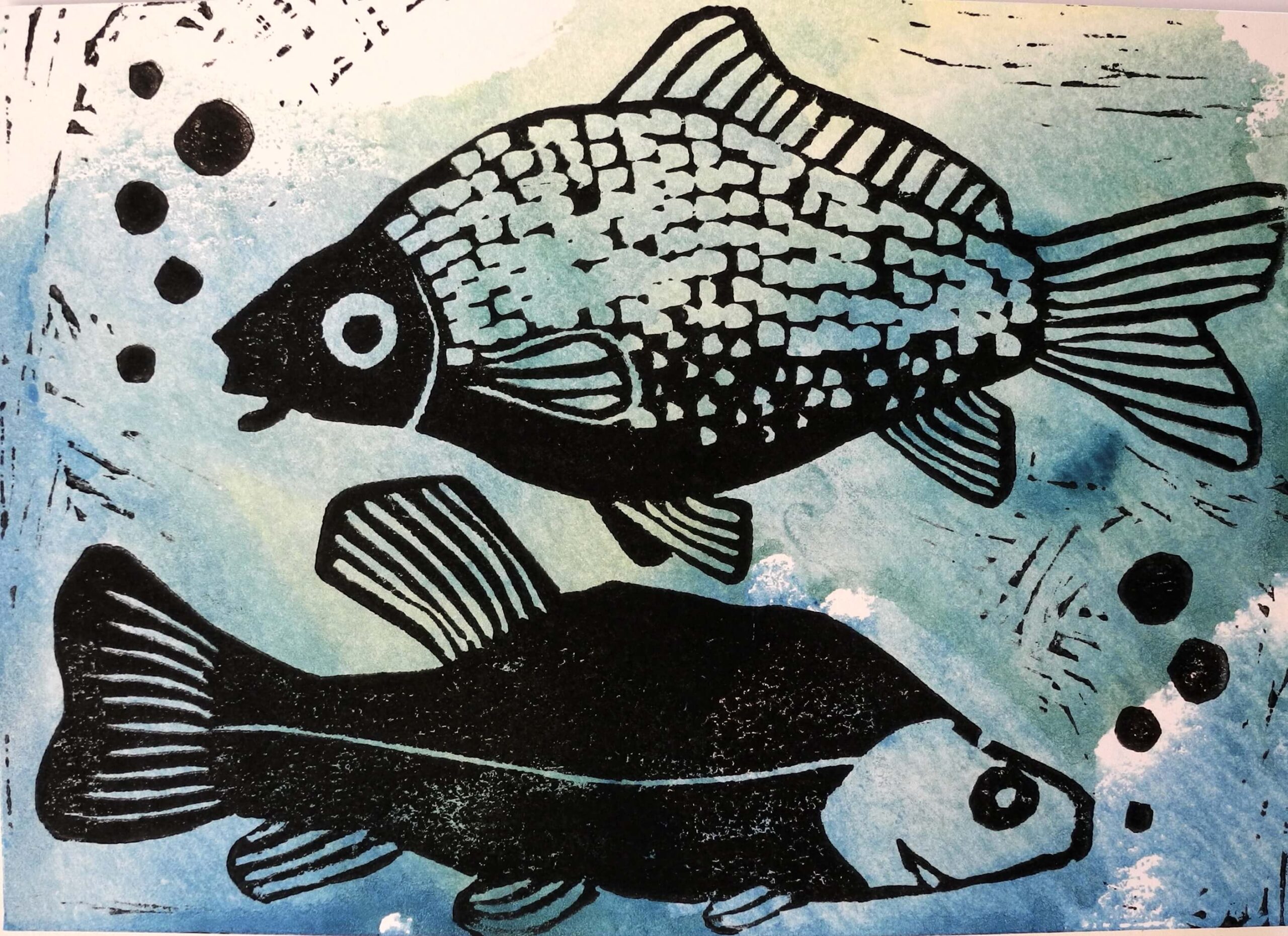 ️Handmade art prints with Linocuts ️ | Inky-Hands®